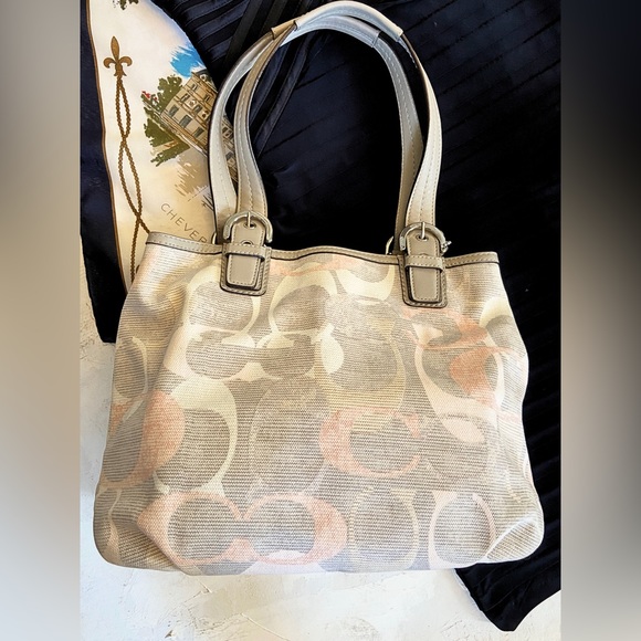 Coach | Bags | Coach Logo Pastel Purse | Poshmark